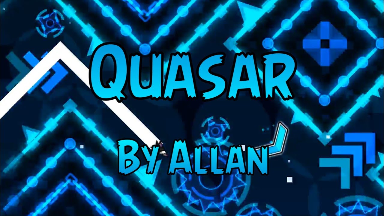 [Geometry Dash]I beat Quasar? Quasar 100% by Allan (Medium Demon) - YouTube