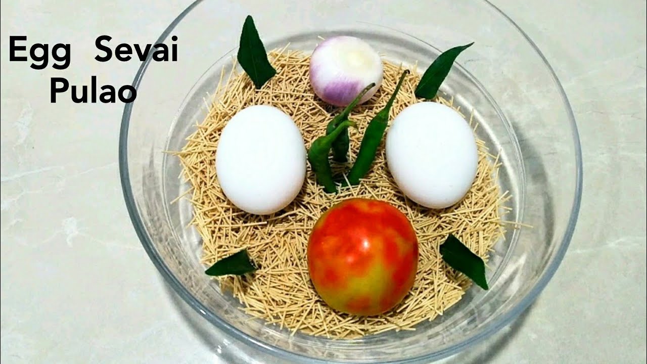 Egg - Egg Sevai Recipe । Street food । Egg Sevai Pulao - YouTube