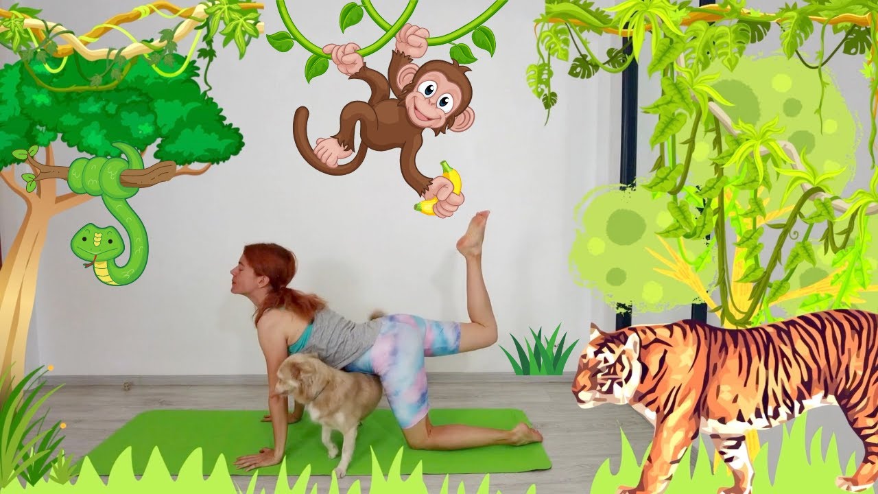 Welcome to the jungle!🐆 | Kids yoga - YouTube