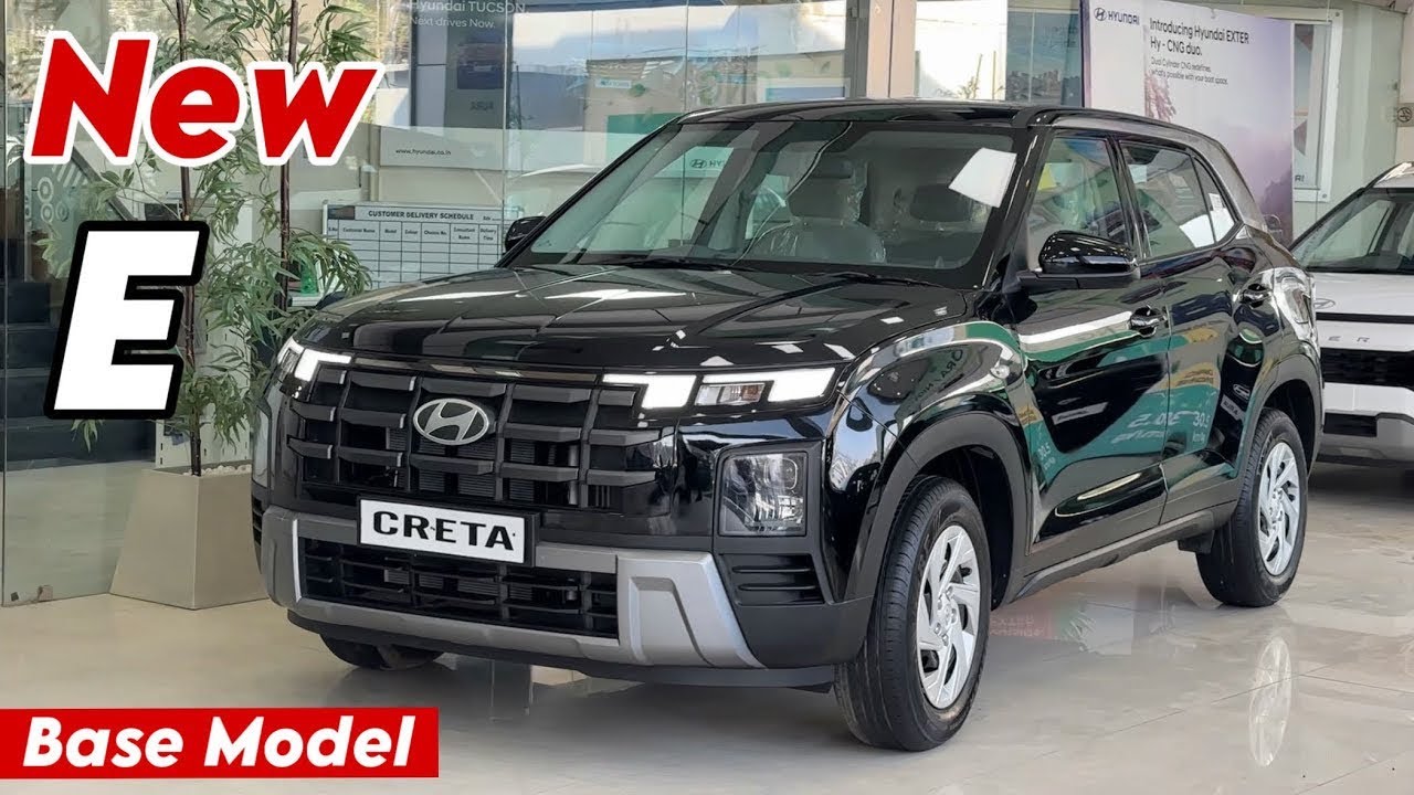 2025 HYUNDAI CRETA E Base Model Updated New Model || Creta 2025 E BLACK ...
