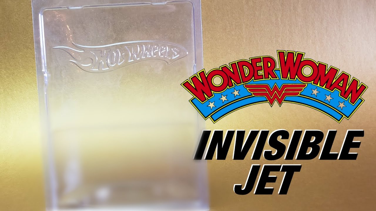 WONDER WOMAN INVISIBLE JET - RARE HOT WHEELS - YouTube