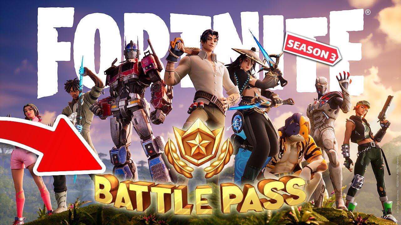 NEW SEASON 3 BATTLE PASS in Fortnite! - YouTube