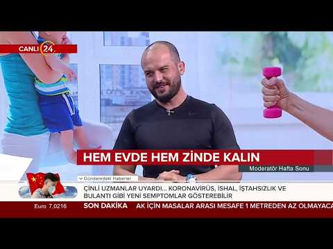 Evde Nasıl Spor Yapılır? Sağlıklı Hoca TV 24'de Anlatıyor