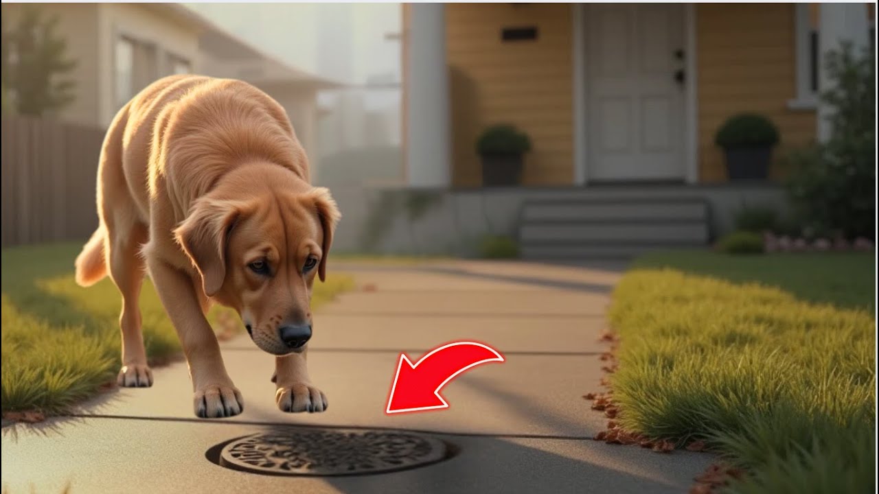 The Dog looked the drain every day. people were shocked when they ...