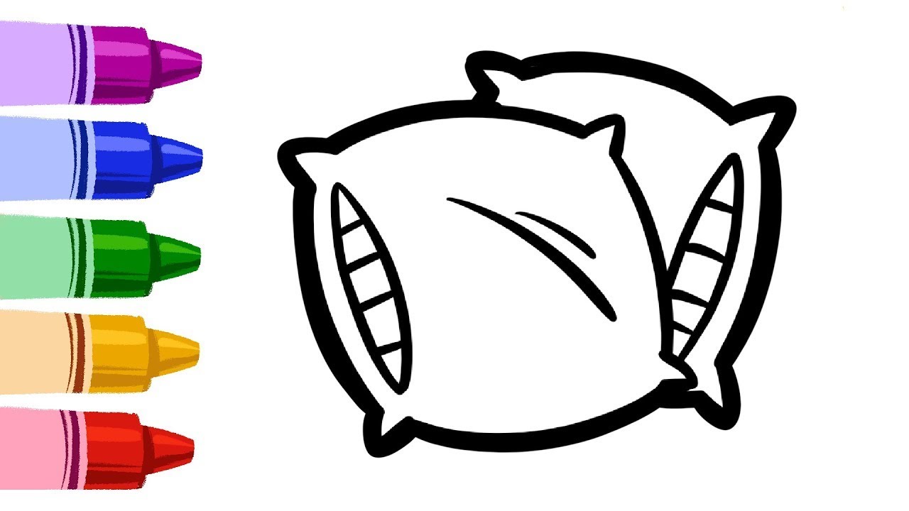 Pillow drawing, painting and colouring for kids, toodles ideas for kids ...