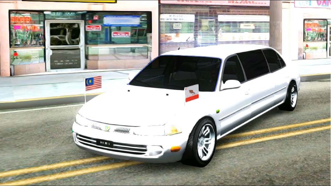 Proton Wira Official Malaysian Limousine - GTA MOD _REVIEW - YouTube