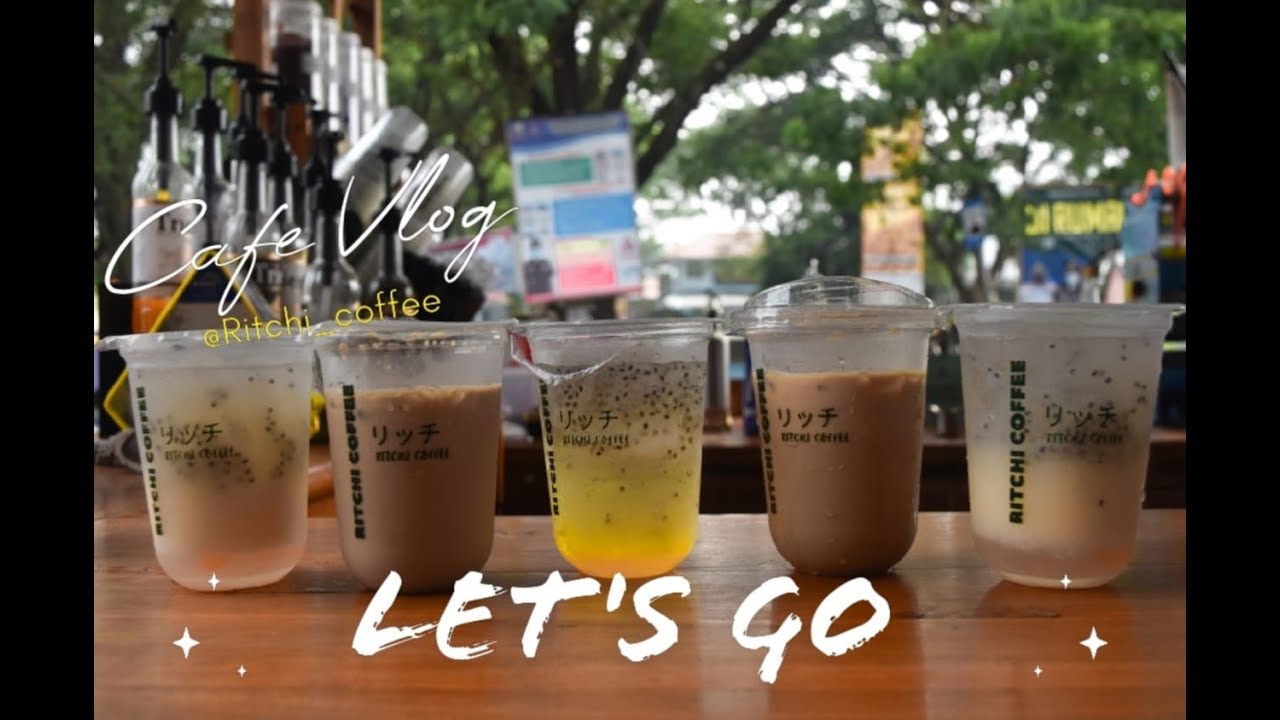 Cafe Vlog | Ritchi Coffee, NEW MENU YAKULT Series!!!! FRESH!! - YouTube