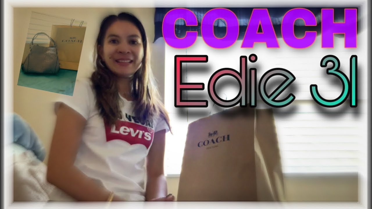 COACH EDIE 31 Review | #coachUsa #coachoutlet #coachedie - YouTube