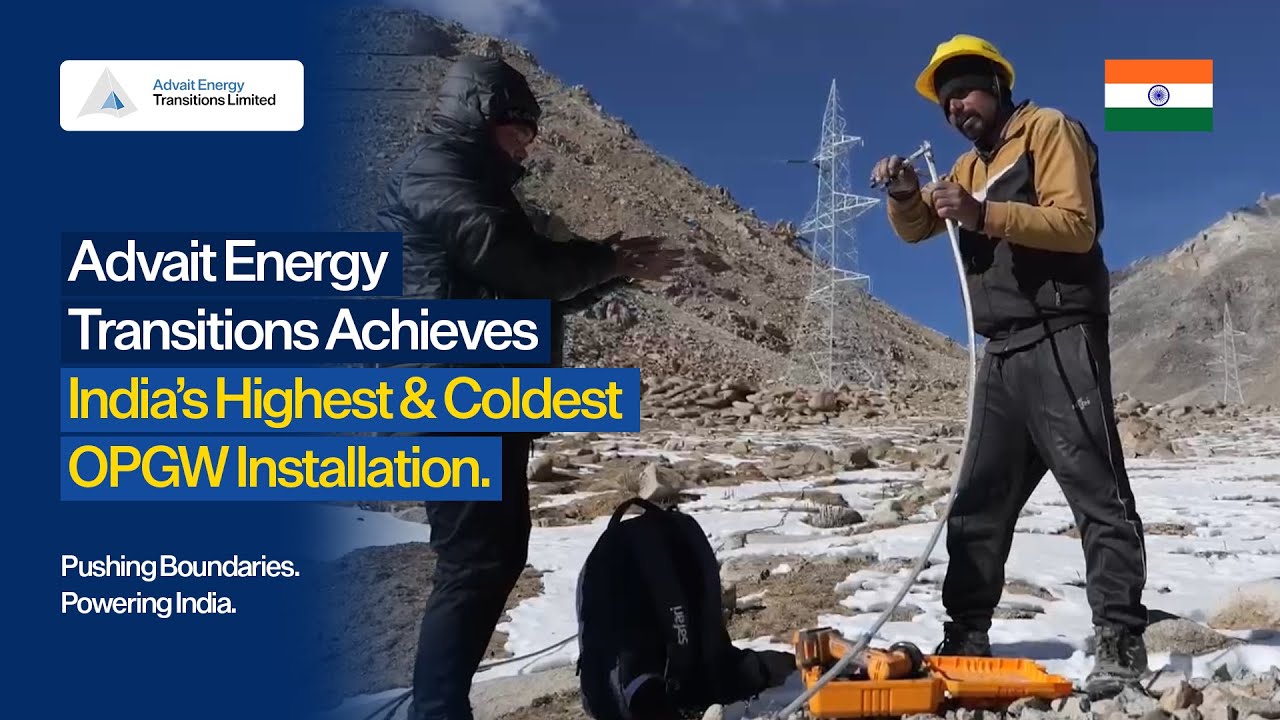 India’s Highest-Altitude OPGW Installation | 235 km at 12,000 ft ...