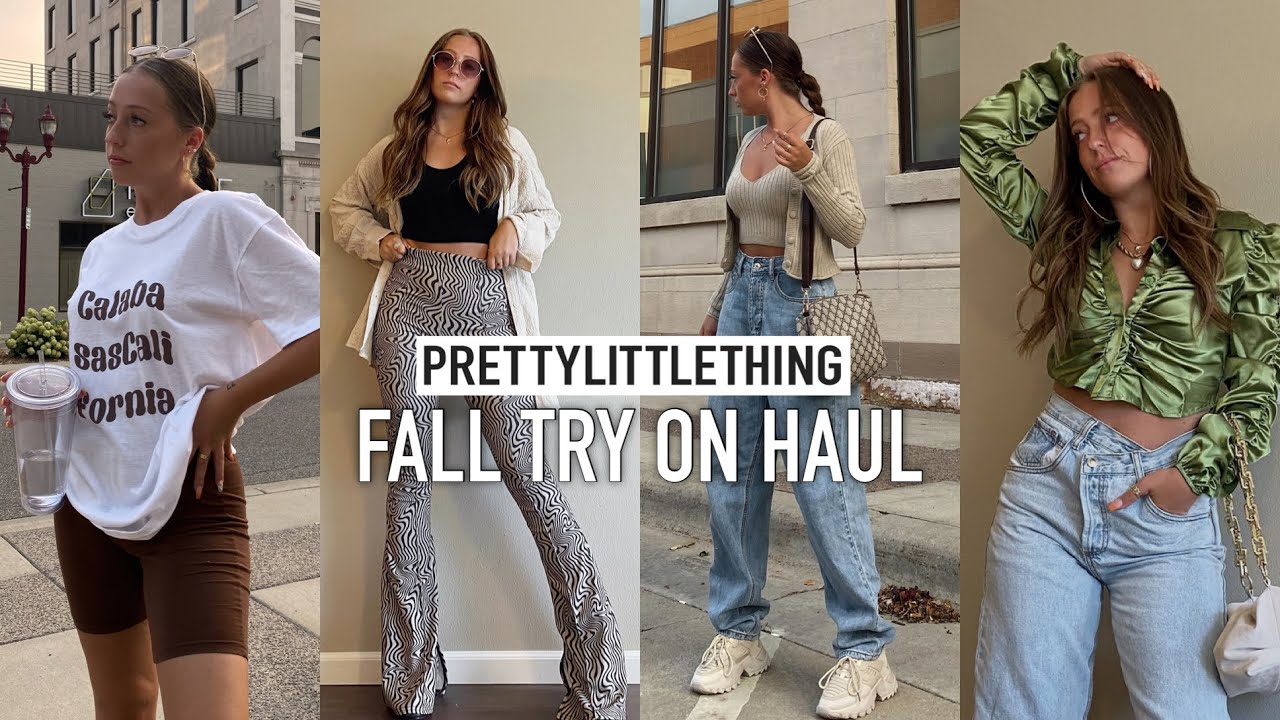 Pretty Little Thing Try On Haul 2021 || PLT Fall Haul, Fall Clothing ...