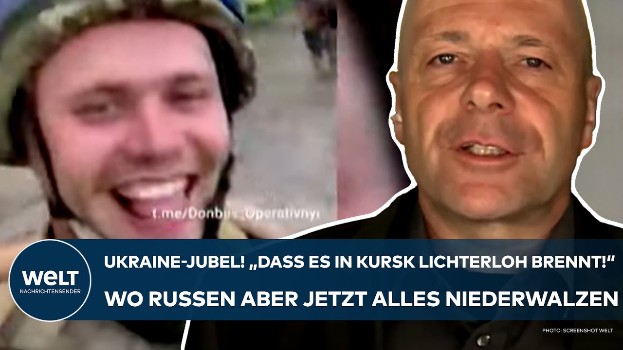 PUTINS KRIEG: "..., dass es in Kursk lichterloh brennt!" Wo Russen ...