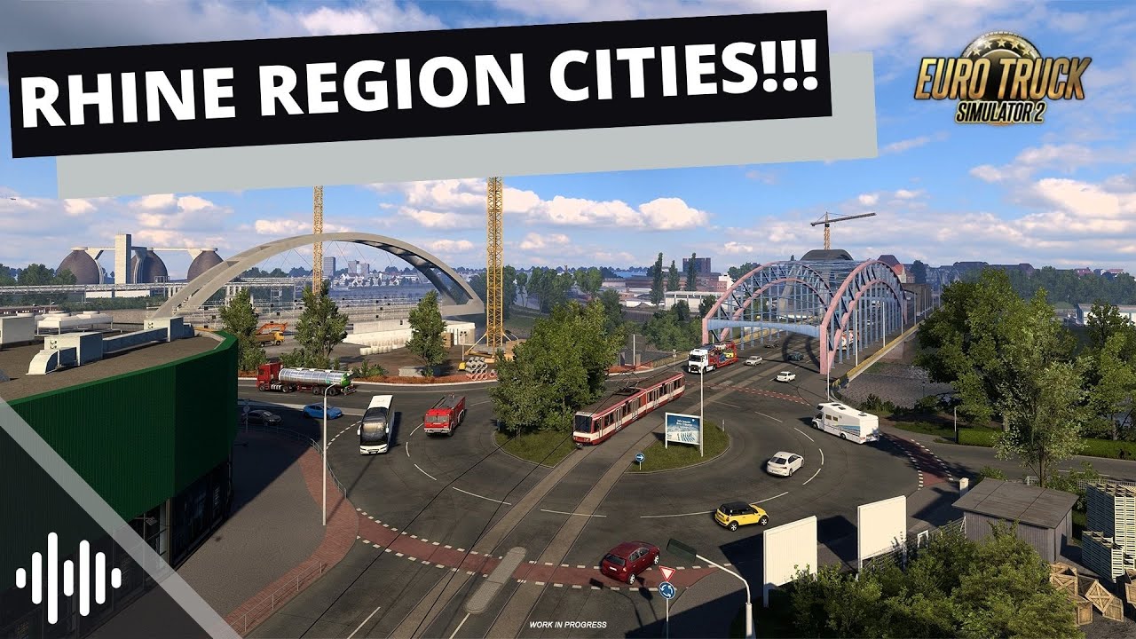 GERMANY REWORK - RHINE REGION CITIES! | Euro Truck Simulator 2 (ETS2 ...