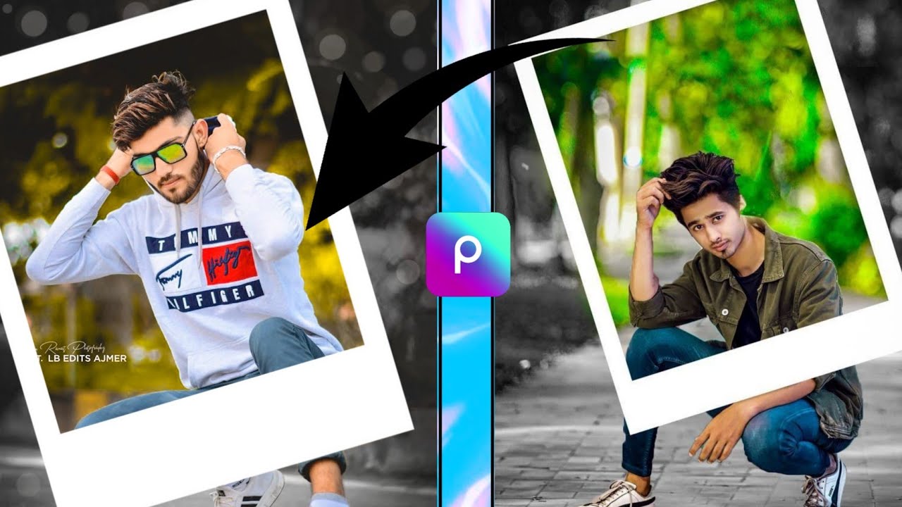 #framephotoediting#picsartphotoediting Creative frame photo editing ...