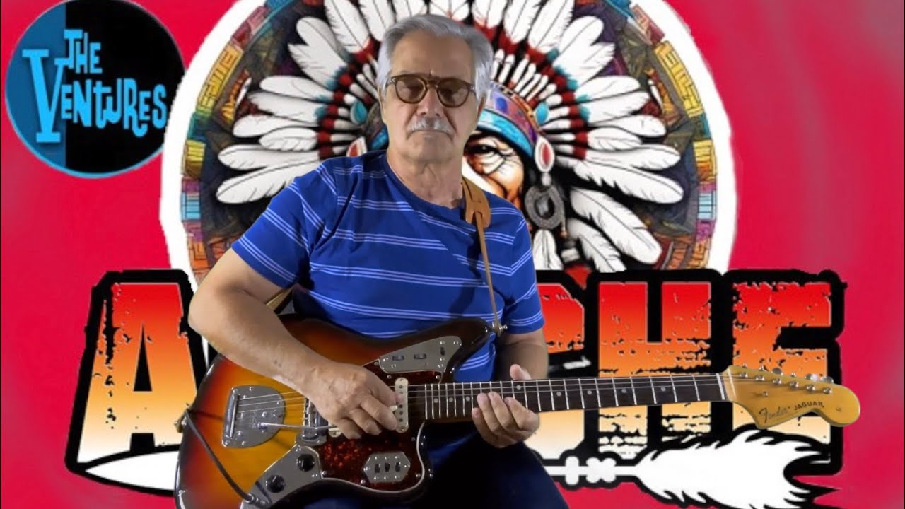 The Ventures - APACHE (Guitar cover by Fernando Moura) - YouTube