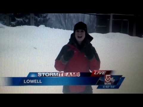 Snowstorm News Blooper WCVB NewsCenter 5
