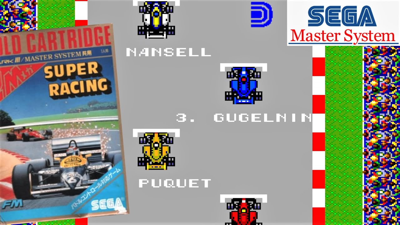 Super Racing (1988) SEGA Master System Gameplay in HD (Dega v1.12 ...