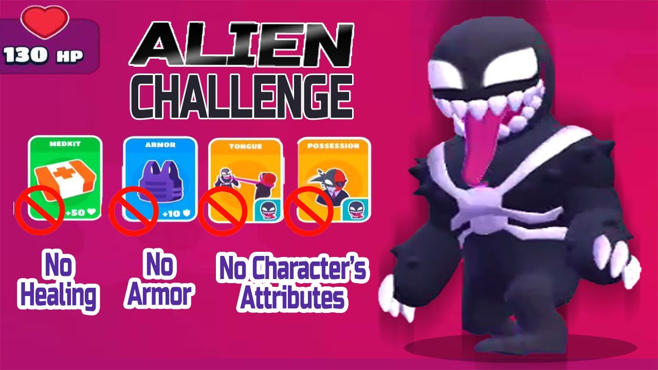 Stealth Master | The Hero ALIEN Challenge No Weapons No Healing - Can ...