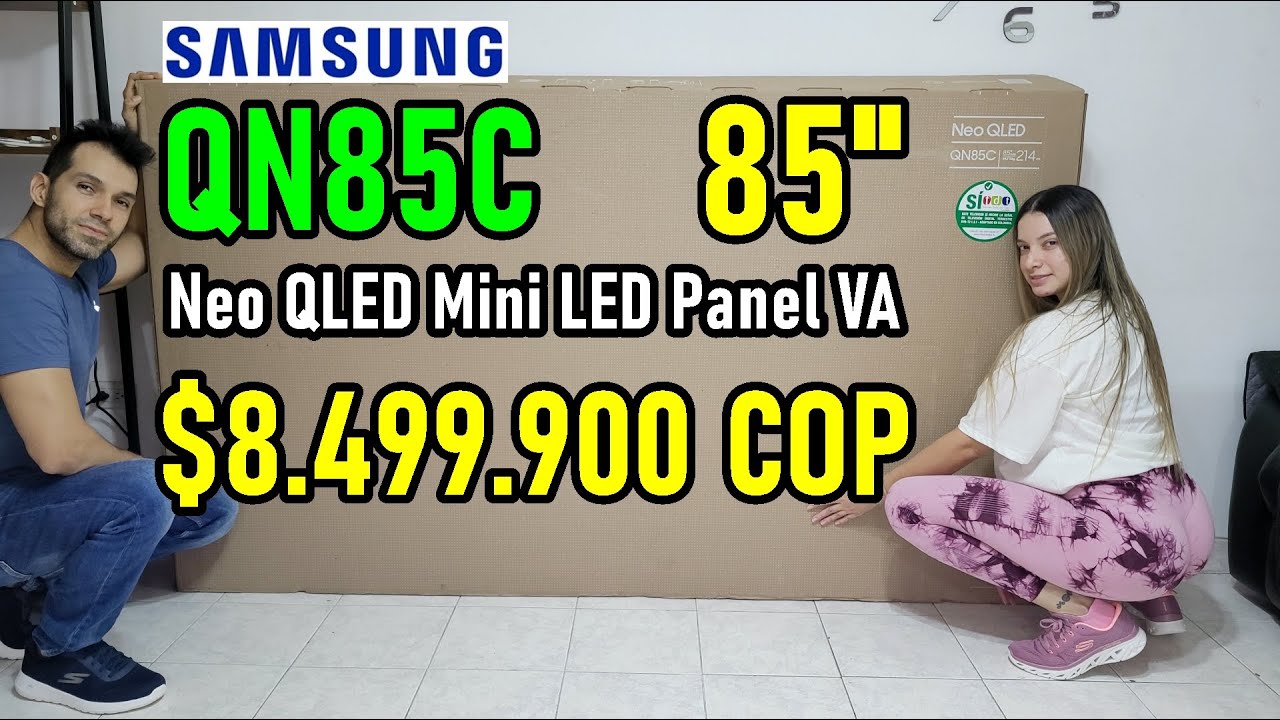 Samsung QN85C Neo QLED Mini LED / 85 PULGADAS / Panel VA / 4K 120Hz VRR ...