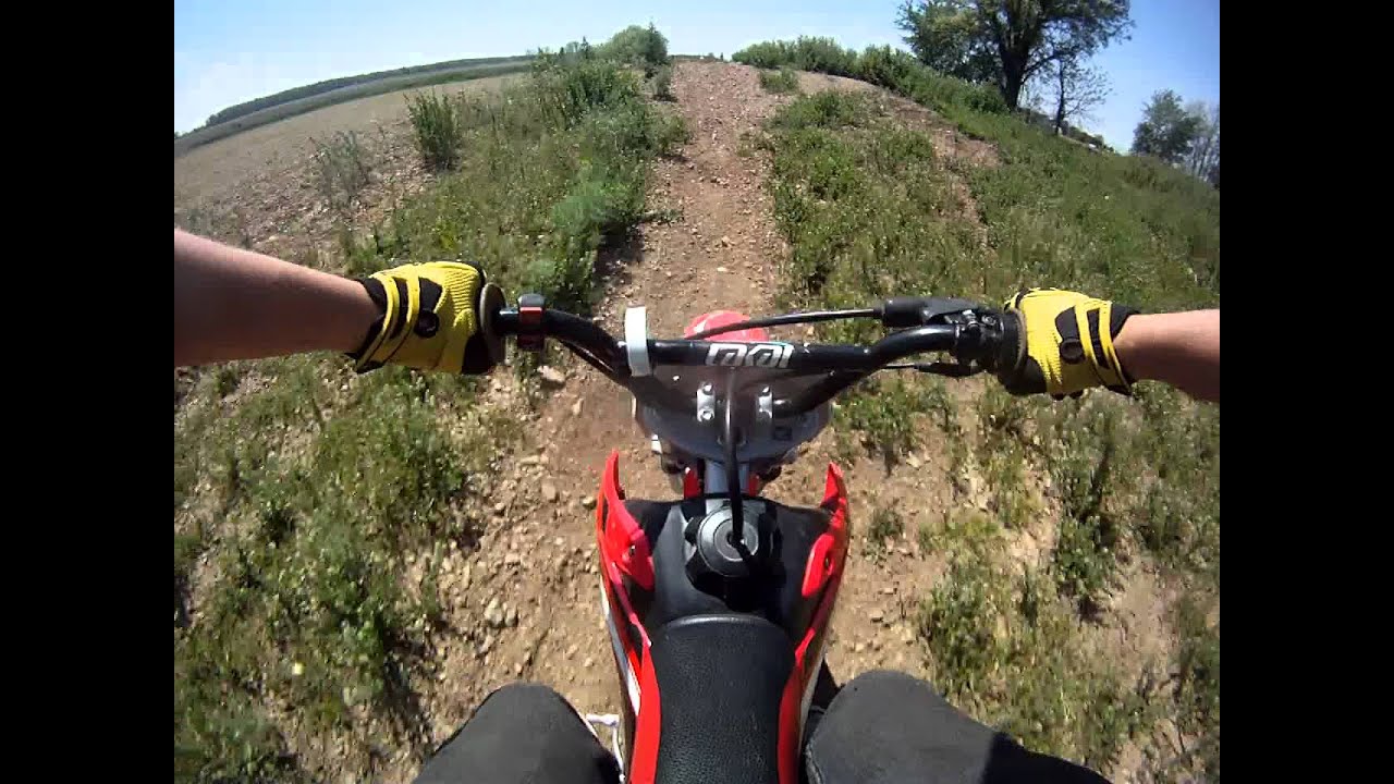 Funny GoPro Video of The Week: HONDA crf 70 - pit bike video ! - YouTube