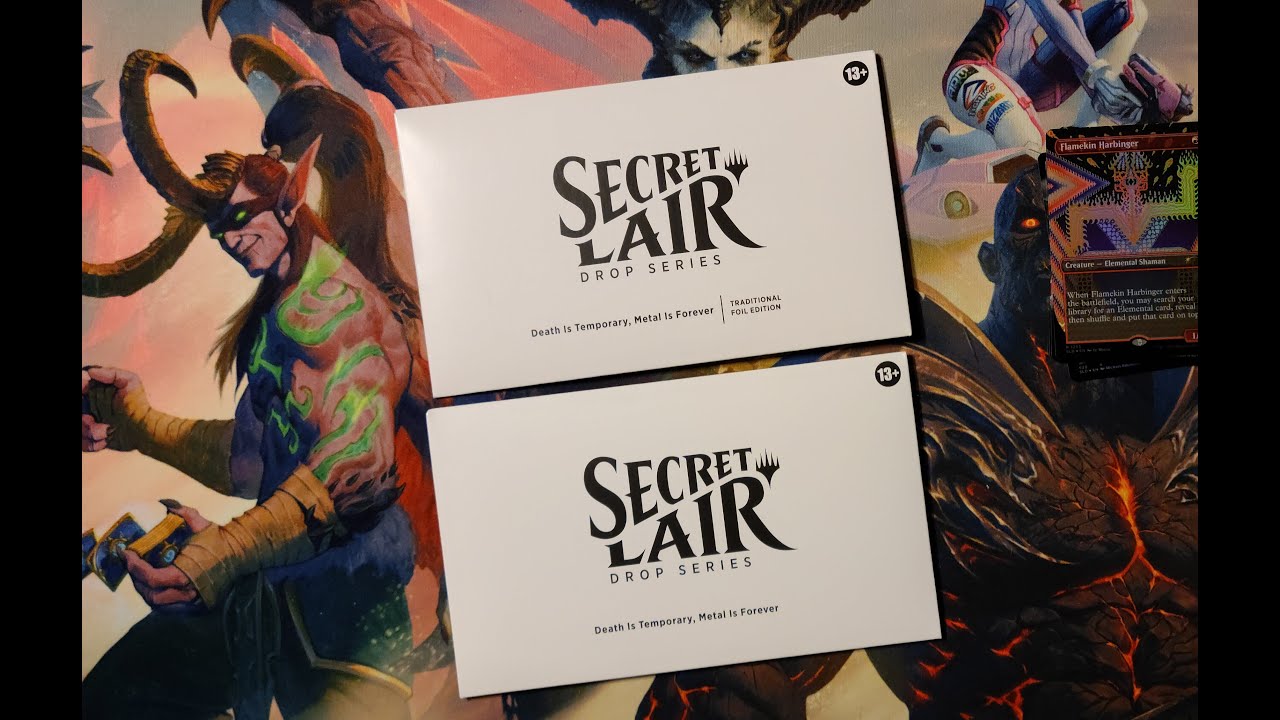 Magic the Gathering: Secret Lair Drop: Death is Temporary, Metal is ...