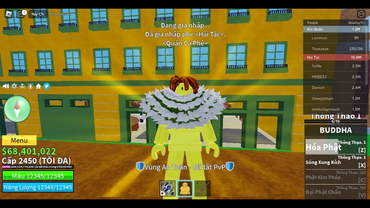 tặng acc blox fruit vip[blox fruit] - YouTube