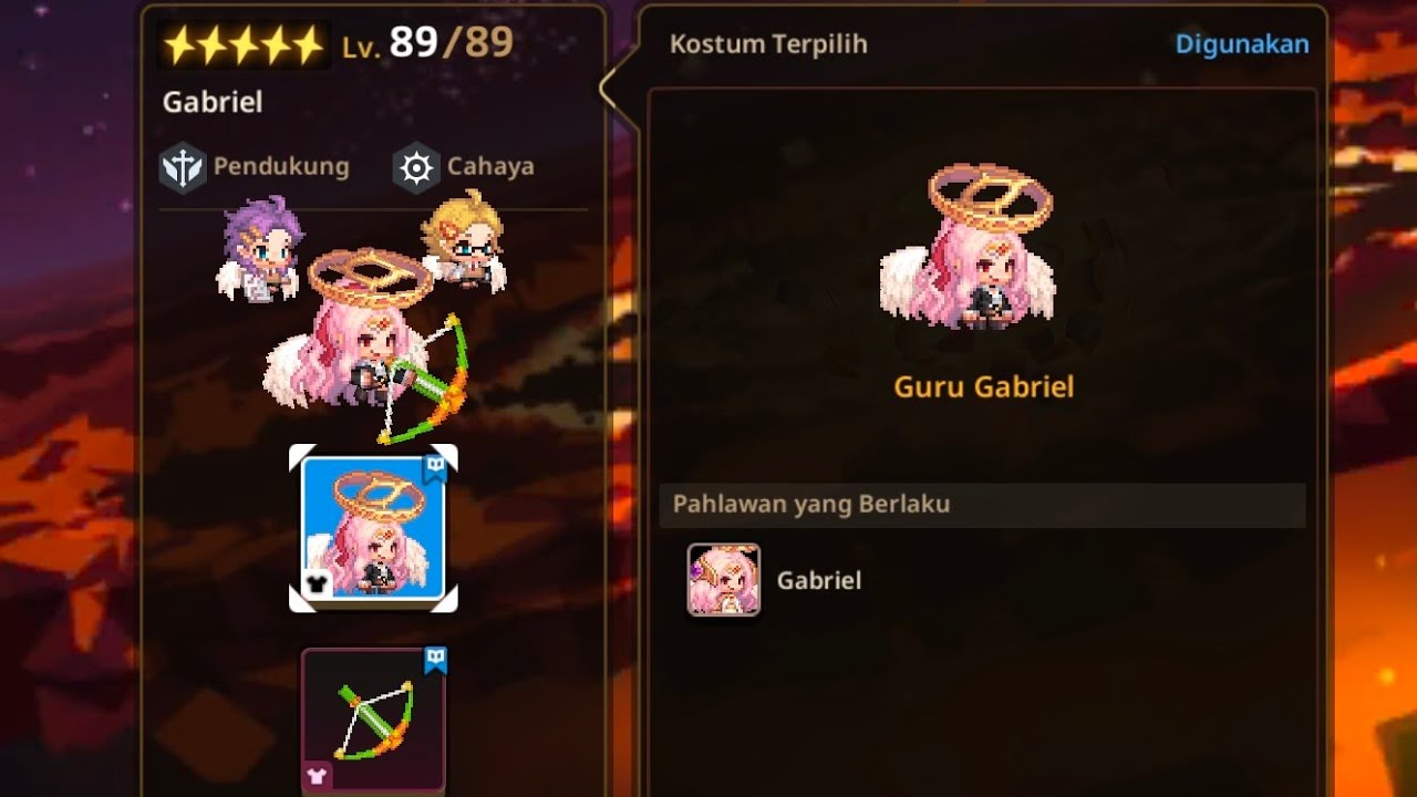 Teacher Gabriel Super Costume Guardian Tales Showcase - YouTube