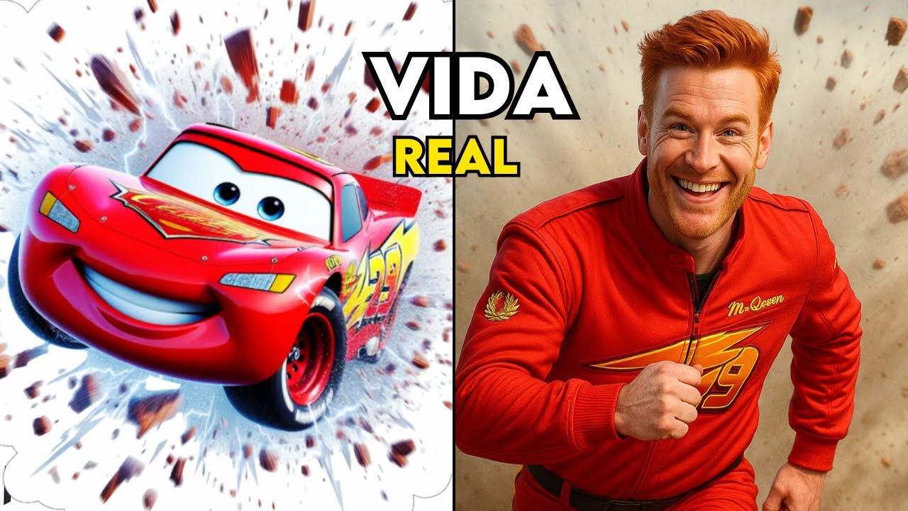 Si Rayo McQueen Fuera en la Vida Real - YouTube