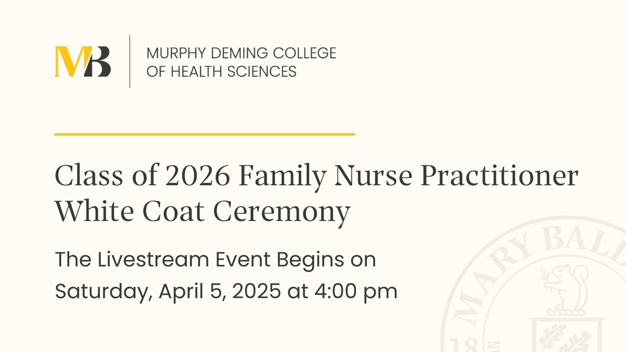 Murphy Deming College of Health Sciences FNP Class of 2026 White Coat ...