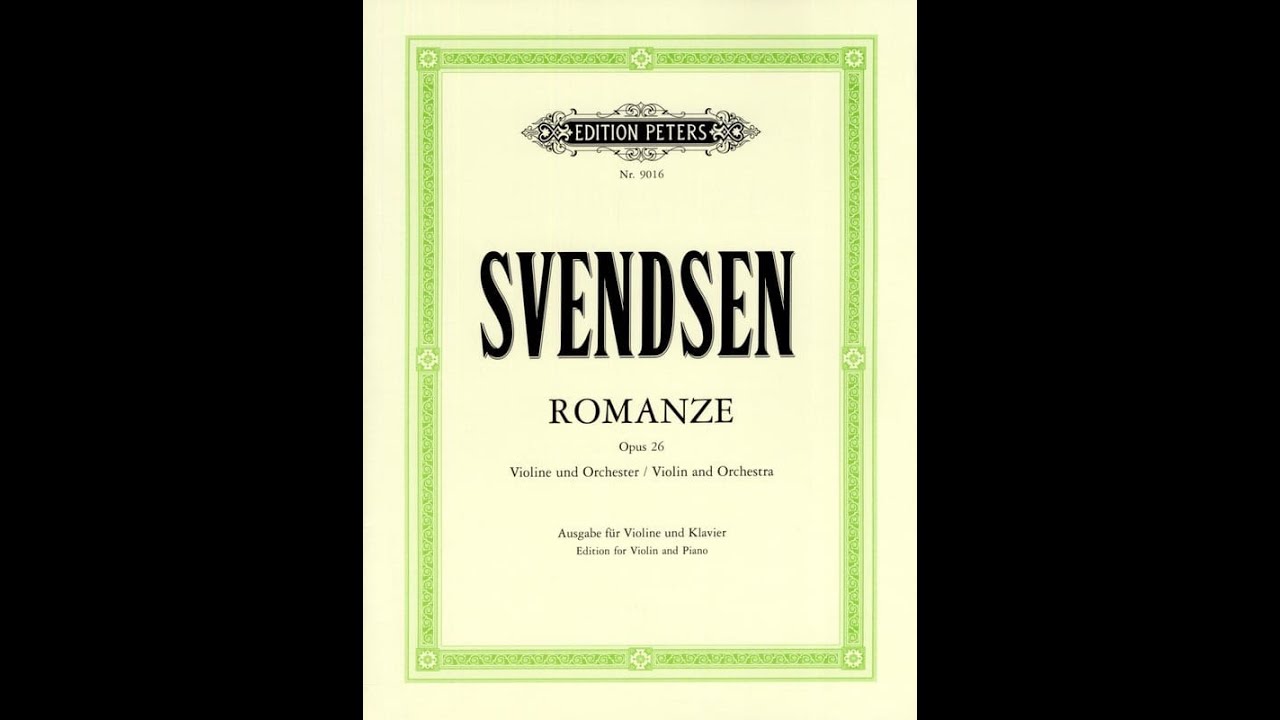 Svendsen: Romance in G op. 26 - George Kulenkampff, violino; Ferdinand ...