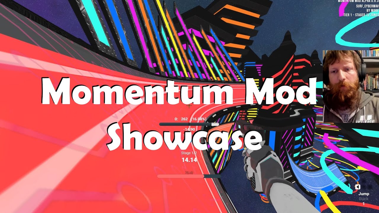 Momentum Mod showcase - CS Surf, bhop, TF2 sticky jump, TFC conc jump ...
