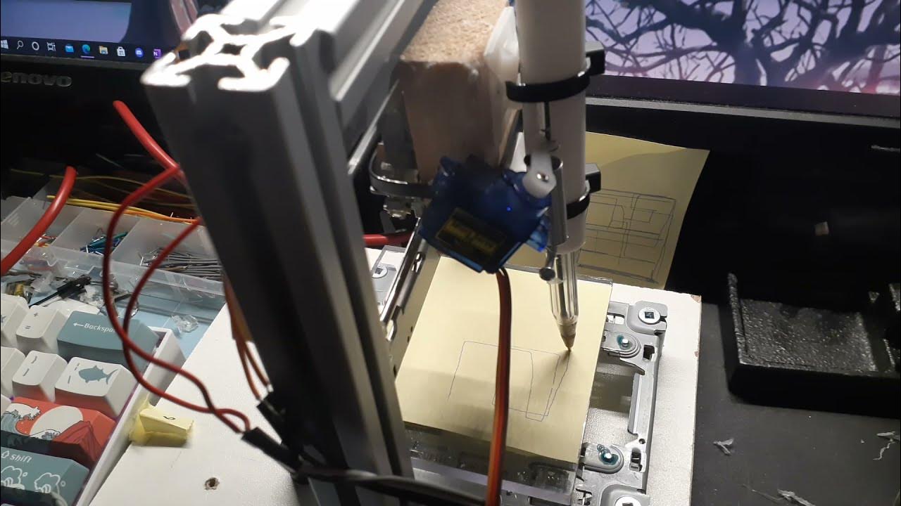 Making a Raspberry Pi pen plotter - YouTube