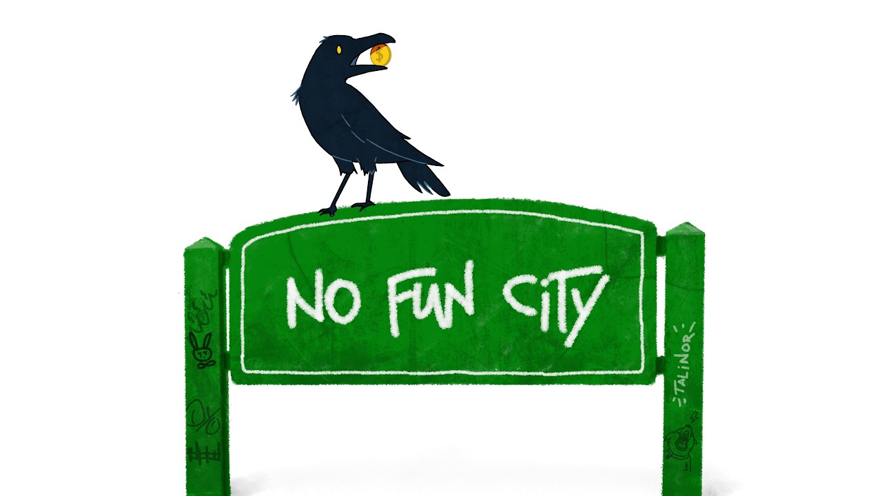 Talinor - No Fun City (Official Music Visualizer) - YouTube