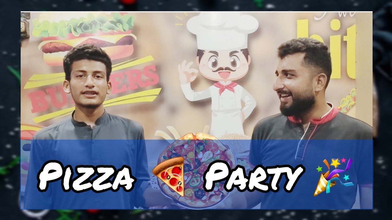 Pizza🍕Party🥳With Hamza |Mini Vlog||Kashif cheema|| - YouTube
