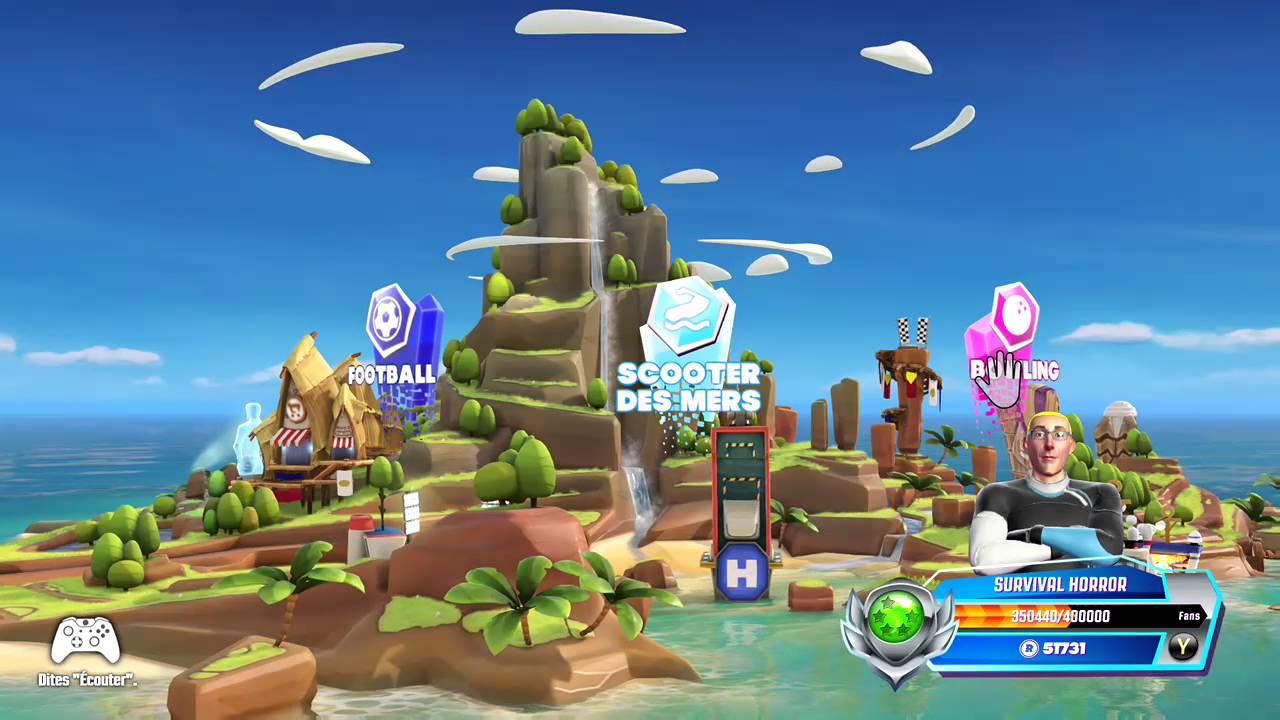 Kinect Sports Rivals menu du jeu partie 2 - YouTube