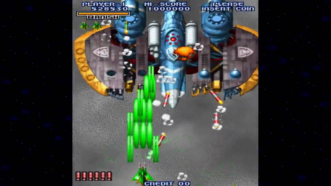 [HD] Cyvern Stage 2 1998 Kaneko Mame Retro Arcade Games - YouTube
