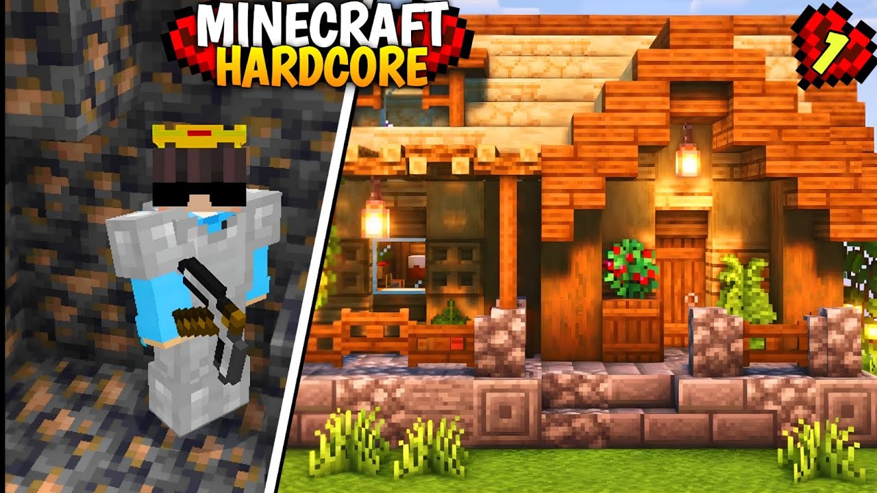 🤯Best Start In Minecraft Hardcore Series🔥 Minecraft Hardcore Series Part 1 - YouTube