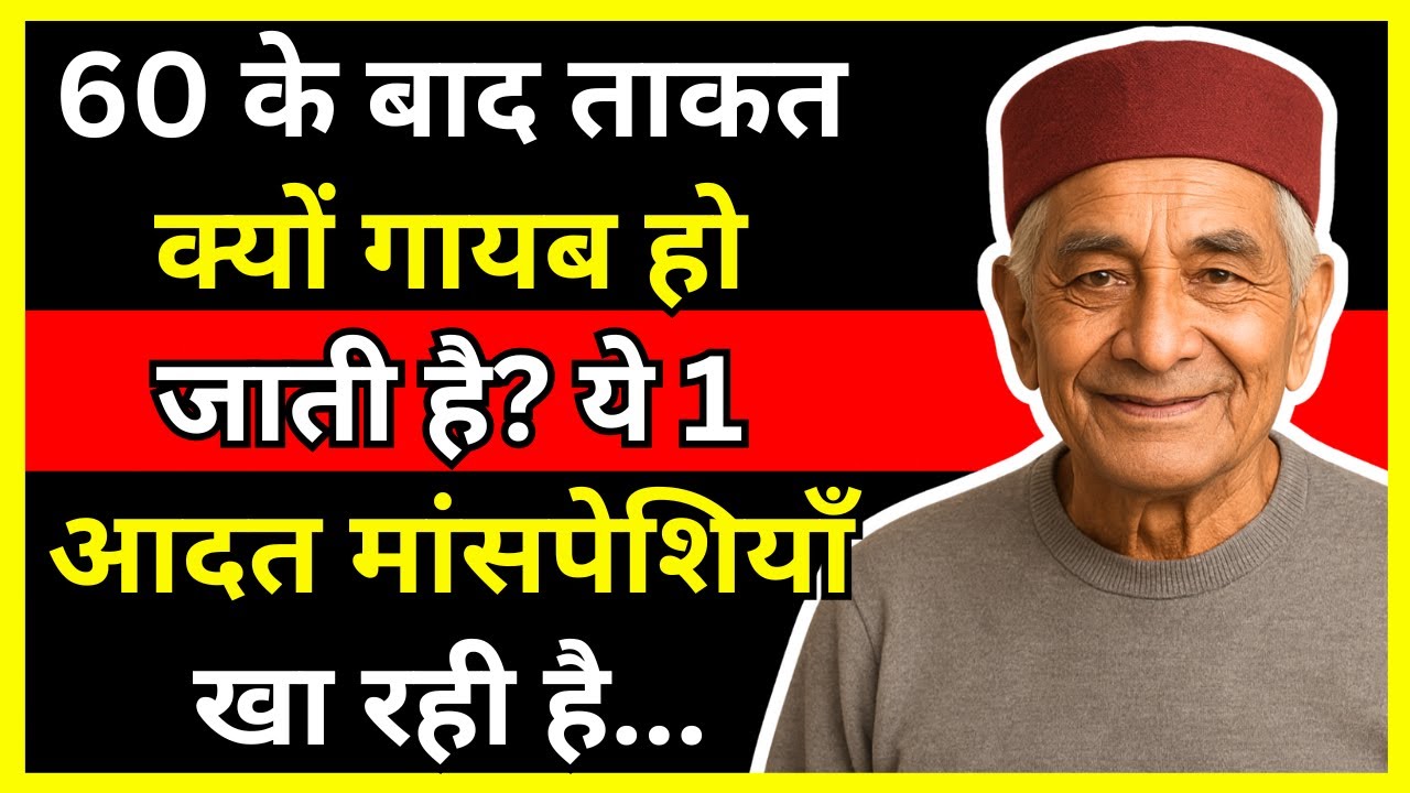 60 के बाद ताकत क्यों गायब हो जाती है? ये 1 आदत मांसपेशियाँ खा रही है ...