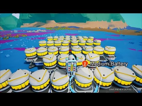 Unlimited power with 40 Batteries Astroneer - YouTube