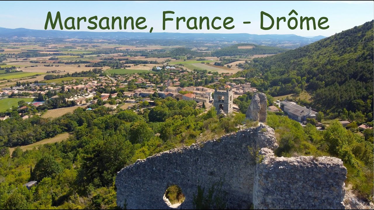 Marsanne, Charming Medieval village in the Drome, France - YouTube