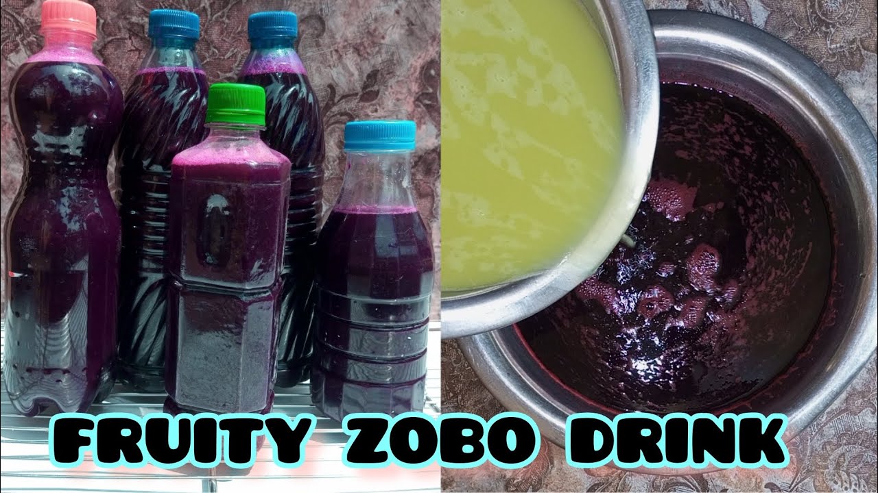 FRUITY ZOBO DRINK RECIPE | SORREL DRINK | HIBISCUS TEA | SOBOLO #mfalh ...