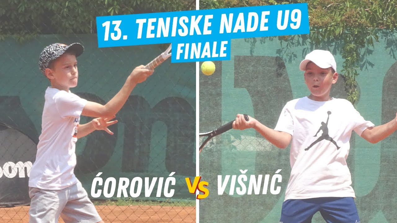 Filip Ćorović - Viktor Višnić, finale 13. Teniskih Nada U9, 3.7.2020 ...