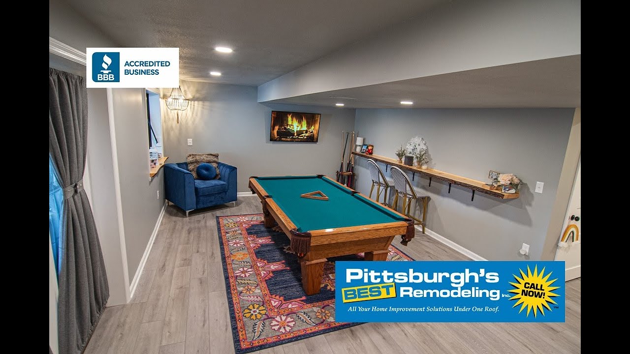 Basement Remodel Video {North Huntingdon} Pittsburgh’s Best Remodeling ...