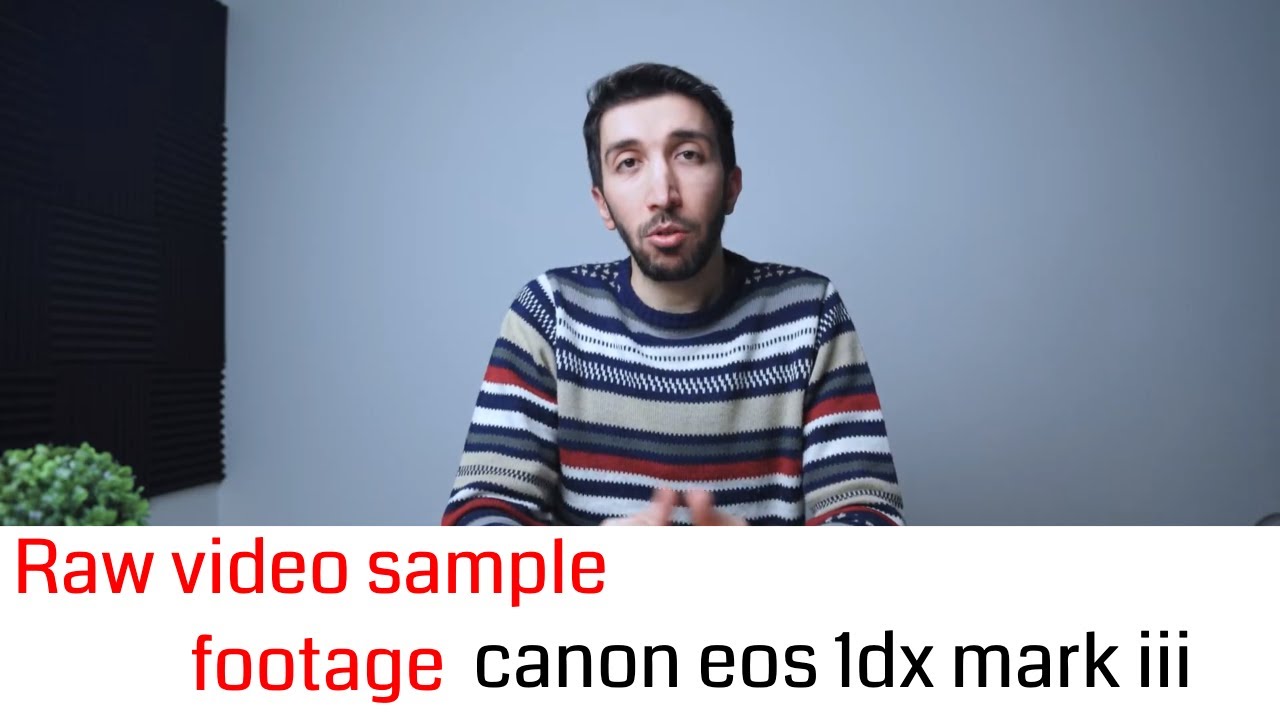 Raw video sample footage canon eos 1dx mark iii