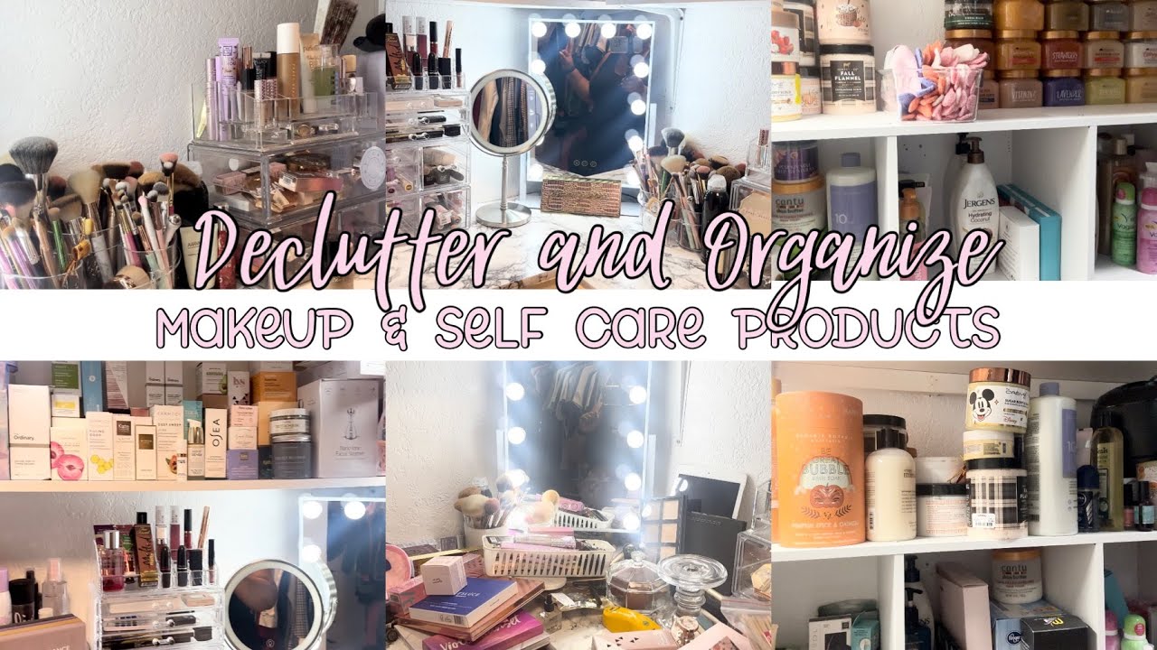 DECLUTTER & ORGANIZE MY VANITY WITH ME| SKIN CARE & MAKEUP💜| @MrsJessi ...