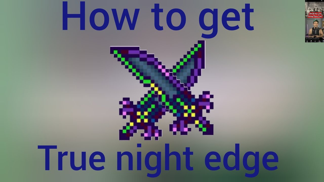 how to get the true night edge sword in terraria - YouTube