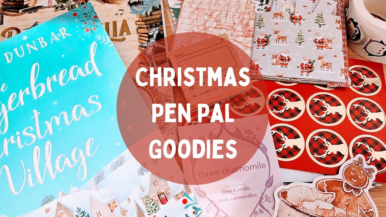 Christmas Pen Pal Goodies - YouTube