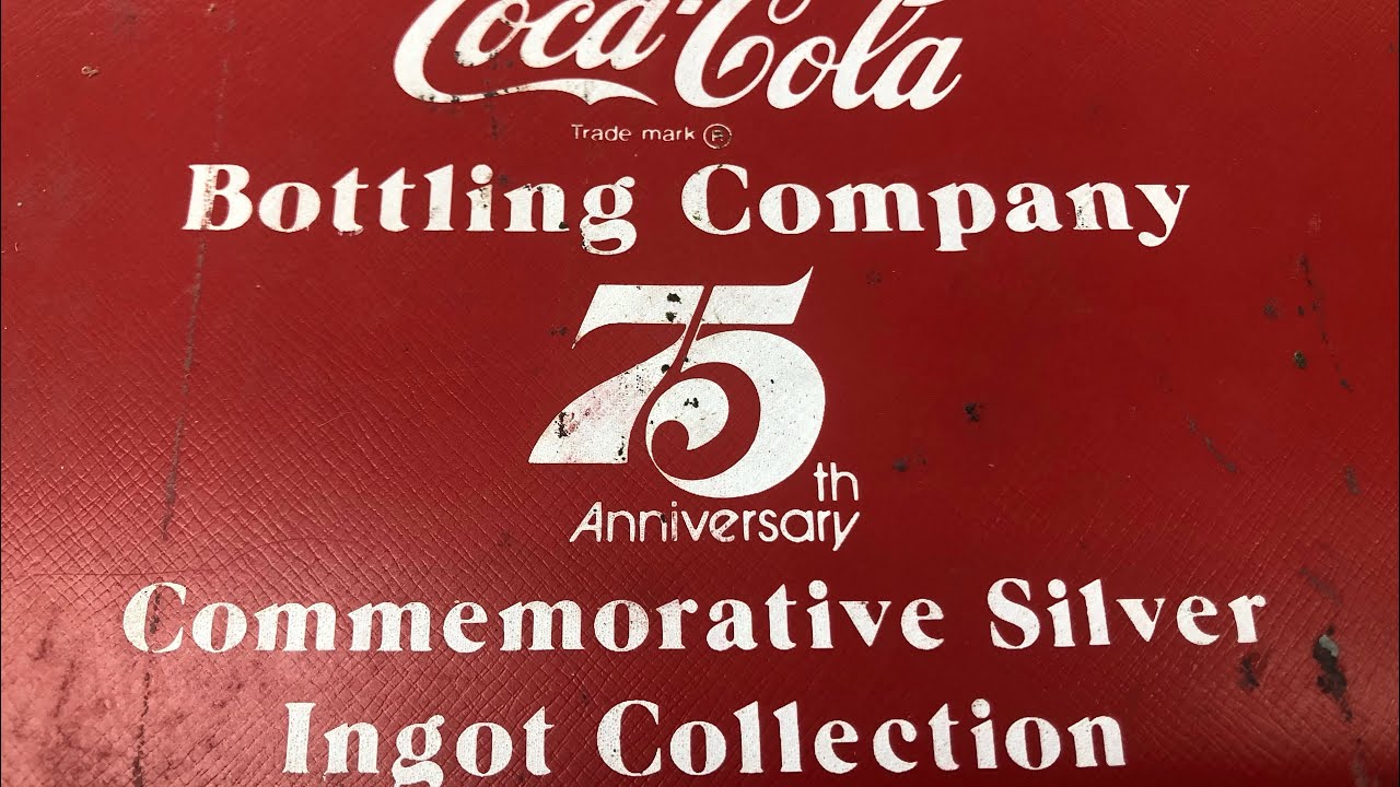 Coca Cola Silver Ingot Bar Collection a Must See! - YouTube