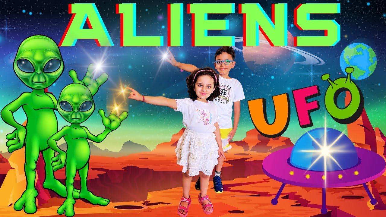 Exploring the Aliens & UFOs🚀 | Fun Space Adventure for Kids #aliens # ...