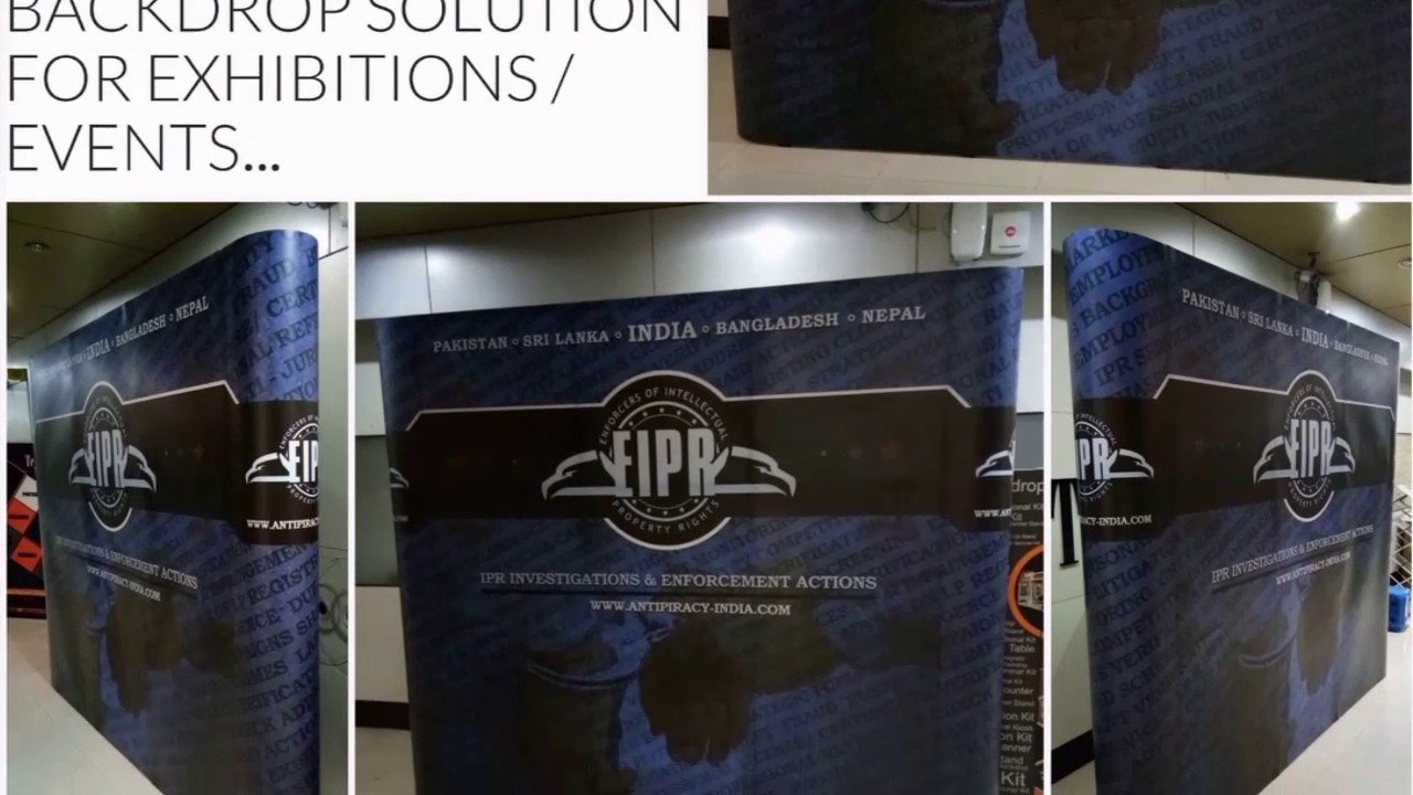 3x3 Portable Backdrop Setup Video - YouTube