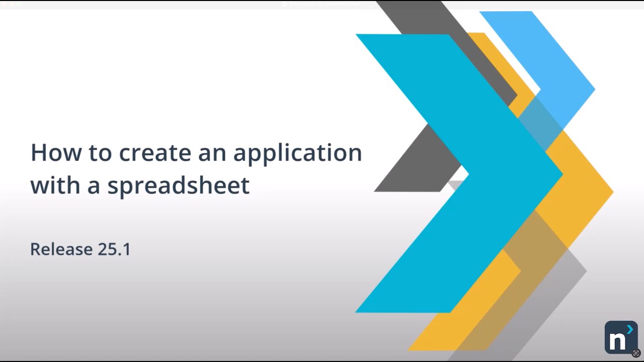 How to Create an Application from a Spreadsheet - YouTube